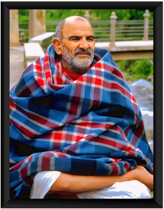 Zig Zag Neem karoli baba photo frame Acrylic 24 inch x 1 inch Painting Price in India - Buy Zig ...