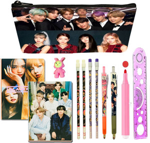 Flipkart.com | Neel 12 Pcs BTS Stationery Gift Set for Kids BTS ...