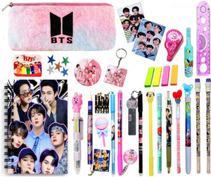 Flipkart.com | TITIRANGI 27ps BTS Theme Stationery for Girls BTS Pencil ...