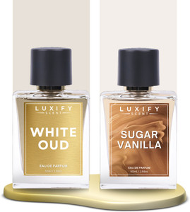 Buy Luxify Scent White Oudh & Sugar Vanilla Perfumes | Long Lasting Fragrance | 50ML each ...