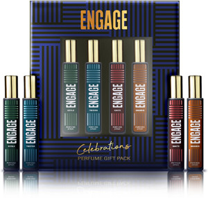 Buy Engage Gift Set Celebrations Perfume Spray, Long Lasting Wedding Hamper by ITC (25mlx4 ...