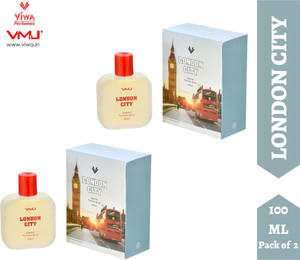 Buy VIWA VMJ London City Perfume 100ml Each (Pack of 2) Perfume - 200 ...