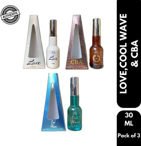 Buy Ricky Ricado Love,Cool Wave & CBA Perfume 30ml Each (Pack of 3) Perfume - 90 ml Online In ...