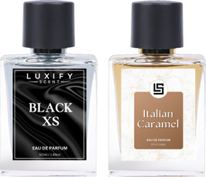 Buy Luxify Scent Black XS and Italian Caramel Perfume | Long-Lasting | Luxury Gift Pack | Eau de ...