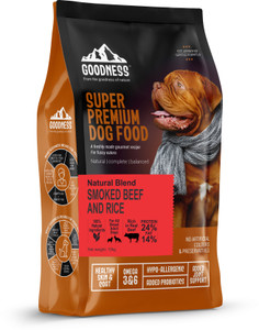 Goodness Goodness Smoked Beef & Rice 10 kg Dry Adult Dog Food Price in India - Buy Goodness ...