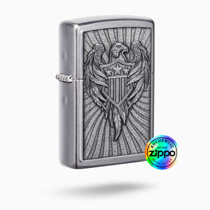ZIPPO Eagle Shield Emblem Design Windproof Lighter Pocket Lighter Price in India - Buy ZIPPO ...