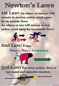 Poster Newton'S Laws sl-9978 (Wall Poster, 13x19 Inch, Matte Paper ...
