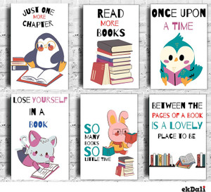 Colorful Wall Art Print Inspirational Read Books Quote Art Poster ...