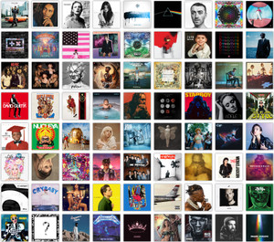 Pack of 72 Music Album Aesthetic Wall Collage kit Posters | Posters for ...
