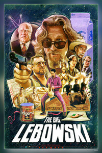 Coen Brothers The Big Lebowski Jeff Bridges Matte Finish Poster P-5611 Paper Print - Animation ...