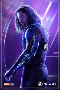 Bucky Barnes/White Wolf The Avengers: Infinity War Sebastian Stan Matte Finish Poster P-5462 ...