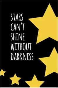 'Stars Cant Shine' Inspirational Poster For Room & Office Paper Print ...