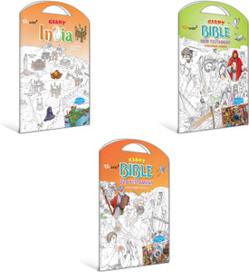 GIANT BIBLE NEW TESTAMENT COLOURING POSTER, GIANT BIBLE OLD TESTAMENT ...