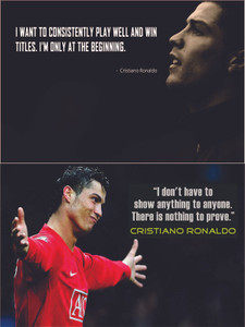 Relive Legendary Moments with Inspiring Cristiano Ronaldo Paper Posters ...
