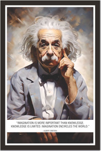 Albert Einstein Wall poster | Motivational Poster for Room Paper Print ...