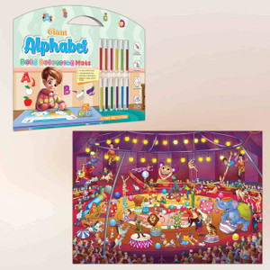 GIANT ALPHABET BOLD COLOURING MATS and GIANT CIRCUS COLOURING POSTER ...