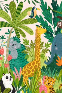 Jungle Theme Poster | Jungle Posters for Room | Unframed | With Self ...