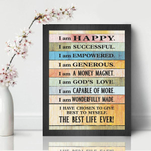 Affirmations Posters – Positive Affirmations Frames - I Am Affirmation ...