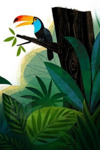 Jungle Theme Poster | Jungle Posters for Room | Unframed | With Self ...