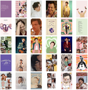 Paper Harry Styles Wall Art Posters, Multicolor, Printed, 10L x 15W cm ...