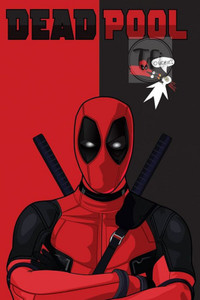 Superhero Deadpool Posters, Unframed, With Double Sided Tape Paper Print - Decorative posters in ...
