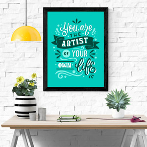 Motivational Quotes Frame Wall Posters|Be The Artist Wall Frames ...