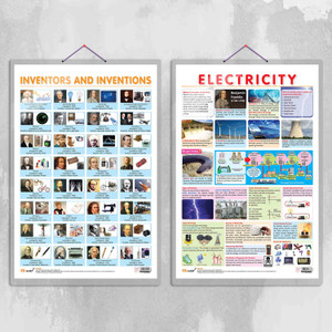 ELECTRICITY and INVENTORS AND INVENTIONS Chart | Combo of 2 Charts ...