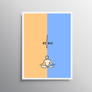 POSTER FRAME(MOTIVATIONAL/MINIMAL ART) - Black/White Wall Poster For ...