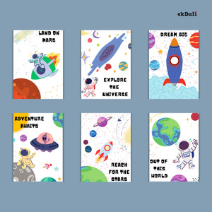 6 Outer Space Posters for Science Centers and Educational Spaces Paper ...