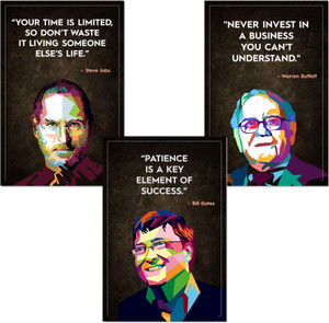 Motivational Posters & Inspirational Quotes (12 x 18, 300 GSM), Famous ...