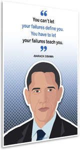 Barack Obama Poster Quotes Motivational Inspirational Wall Poster for ...