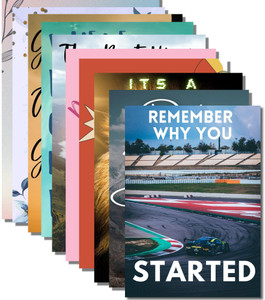 Motivational Wall Posters (Set 0f 10, 12*18 Inch) Paper Print ...