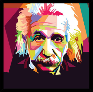 Albert Einstein Poster with Frame S-13 Paper Print - Art & Paintings ...