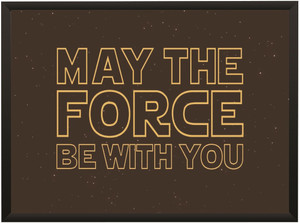 Star Wars Movie May The Force Be With You Motivational Poster With ...