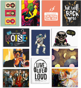 Aesthetic Music Posters for Living room Bedroom Office decoration A4 ...