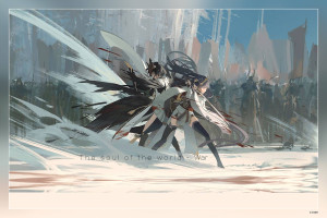 Raiden Shogun Genshin Impact Kujou Sara Genshin Impact Genshin Impact Matte Finish Poster P ...