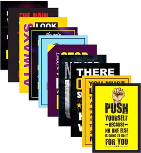 INSPIRATION MOTIVATIONAL POSTERS PACK OF 10 Photographic Paper - Quotes ...