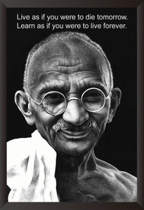 Poster Mahatma Gandhi sl-14557 (LARGE Poster, 36x24 Inches, Banner ...