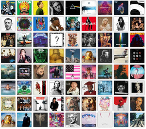 Music Wall Collage Kit - 72 Vintage Aesthetic Posters, Indie Room Decor ...