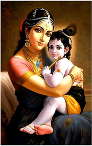 nand gopal with yashoda maiyaa for wall poster Fine Art Print - Religious posters in India - Buy ...