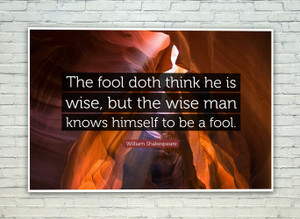 William Shakespeare Quote Poster Paper Print - Quotes & Motivation ...