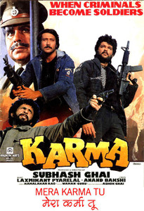 Poster Karma Movie Dilip Kumar Anil Kapoor sl-13149 (LARGE Poster, 36x24 Inches, Banner Media ...