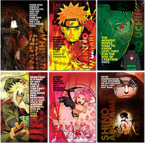 Naruto Manga (Series) Characters Motivational and Inspirational Quotes ...
