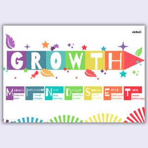 Grow Your Brain: The Magic of a Growth Mindset Paper Print - Quotes ...