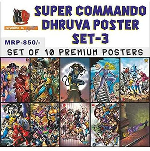 NAGRAJ POSTER SET 5 Fine Art Print - Raj Comics By Sanjay Gupta posters - Comics posters in ...
