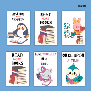 Animal-Themed A5 Posters for Little Bookworms Paper Print - Quotes ...