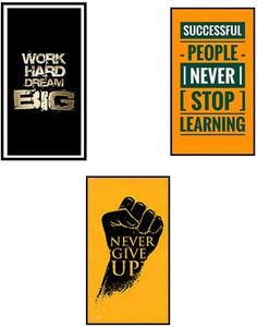 'Motivational Posters' (Pack of 3) for Room & Office Paper Print - H ...