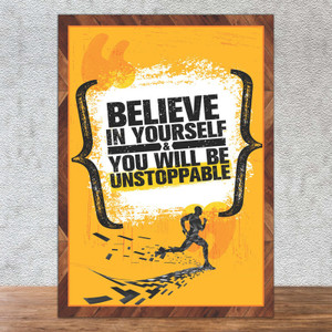 Poster Inspirational Motivational Quotes Believe sl-4643 (Wall Poster ...