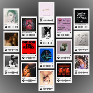 Ariana Grande Photocards Mini Posters Kit (Set of 16) | Singer Ariana ...