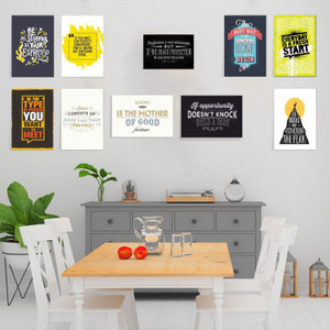 Quote and Motivational Poster Set of 10 (Size 45 x 30 cm )d73 Paper ...